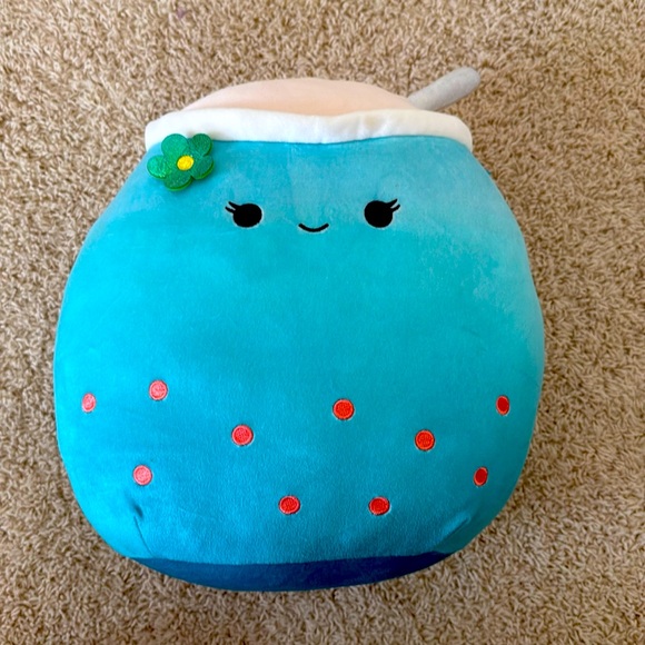 Toys | Squishmallow Blue Boba Tea | Poshmark